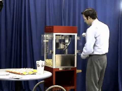 How to Use a Gold Medal Popcorn Machine - YouTube