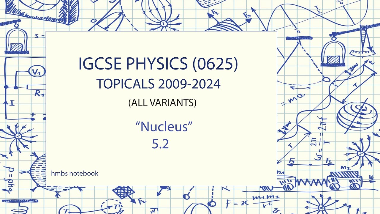 Solved Past paper IGCSE Physics 0625 Nucleus questions - YouTube