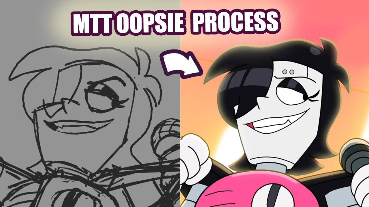"Mettaton Does an Oopsie" Animation Process - YouTube