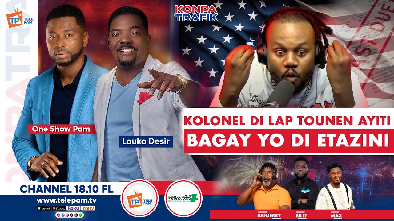 KOLONEL KAP PLENYEN POU PEYI ETAZINI BAGAY YO PA BON POU LI USA ...