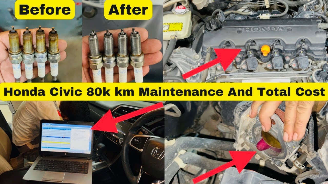 Honda Civic 2019 80K km maintenance and total cost - YouTube