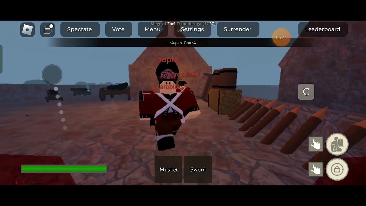 playing L&C (Lexington and Concord, roblox games) - YouTube
