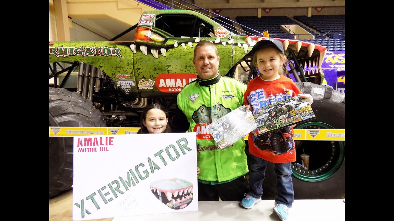 JR McNeal, the AMALIE ® Motor Oil XTERMIGATOR®, Monster Jam 2/28/15 ...