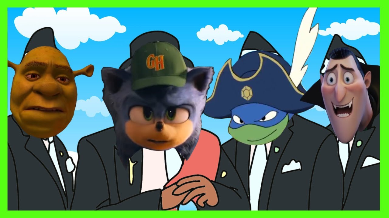 Sonic&Hotel Transylvania&Teenage Mutant Ninja Turtles & Shrek - Coffin ...