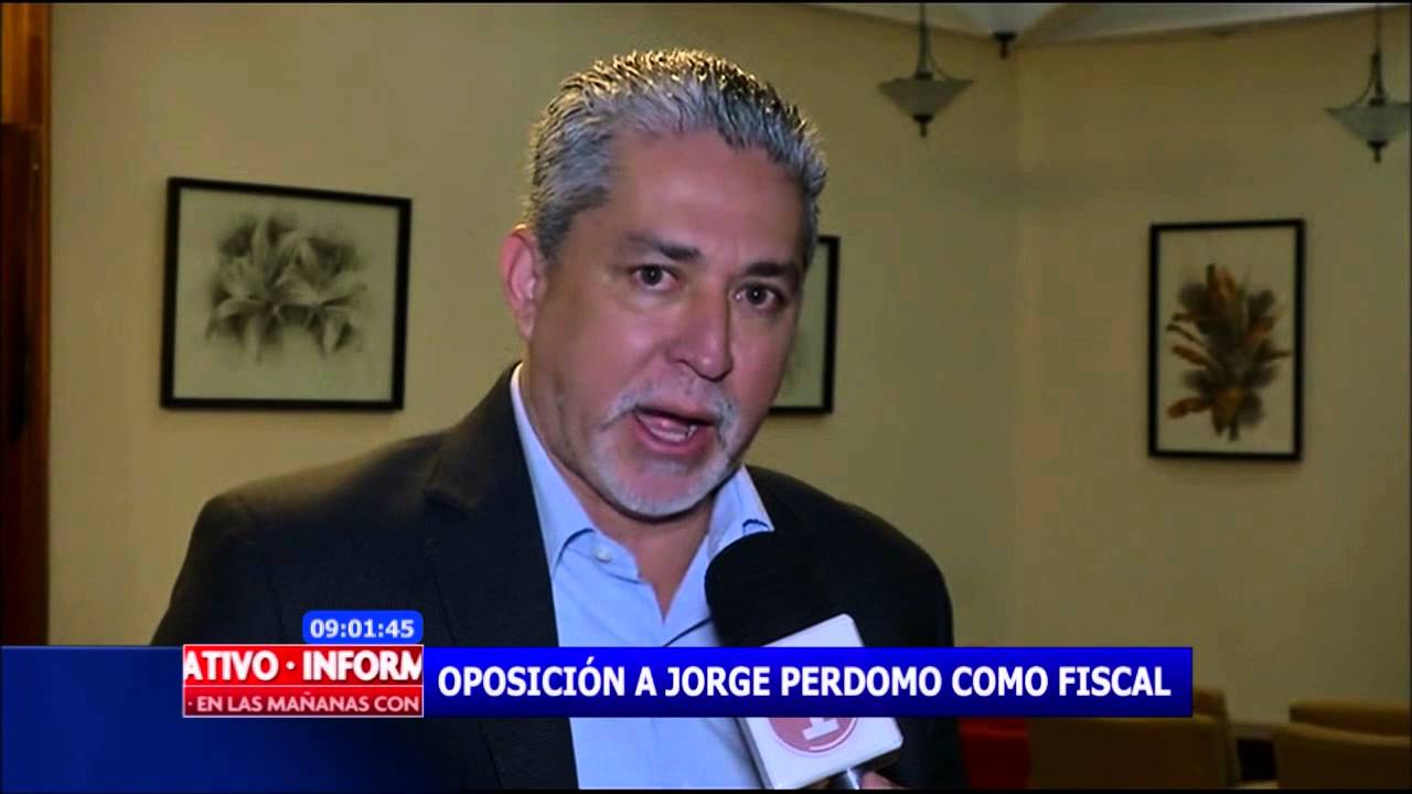 Oposición contra Jorge Perdomo como Fiscal - YouTube