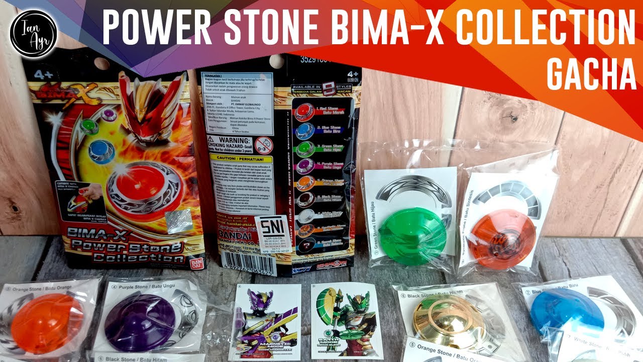 [ GACHA ] Power Stone Satria Garuda Bima-X Collection - Christian Loho ...