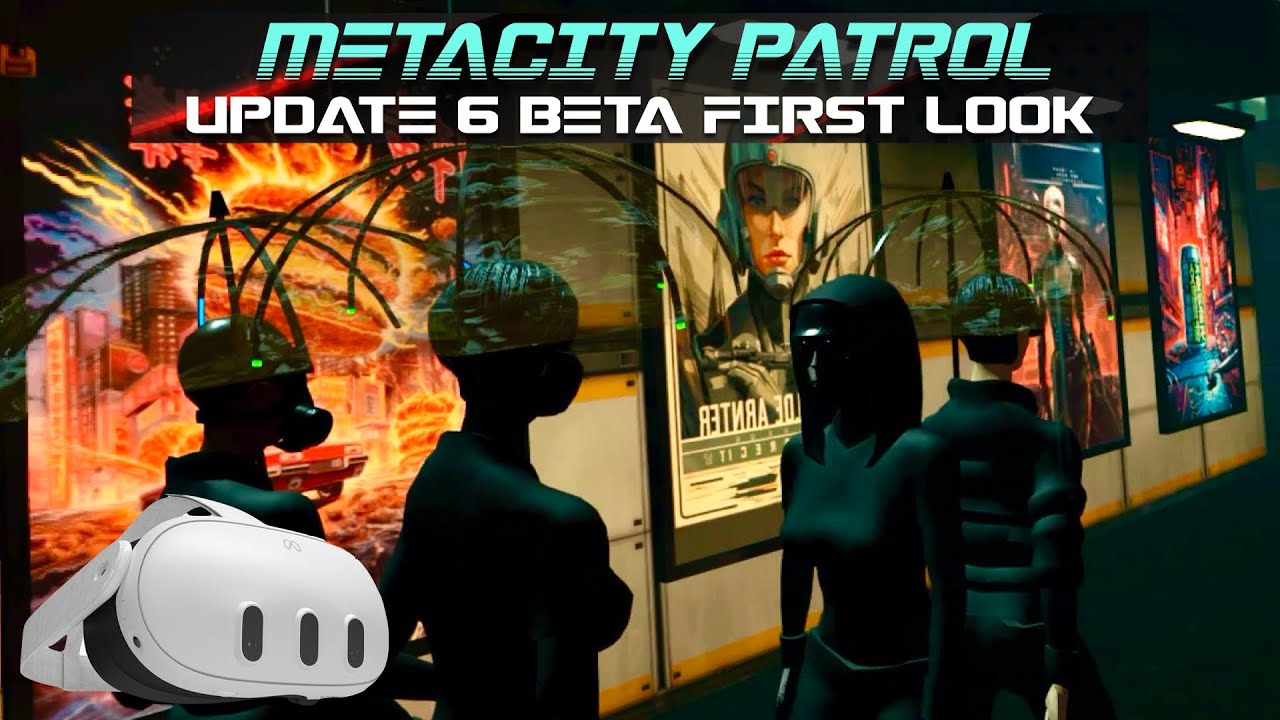 METACITY PATROL. Update 6.0 Beta. Racing and missions. META QUEST 3. VR ...