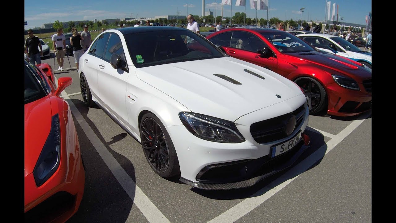 MERCEDES BENZ AMG C CLASS C63 S V8 BITURBO W205 BLACK SERIES ! RED AND ...