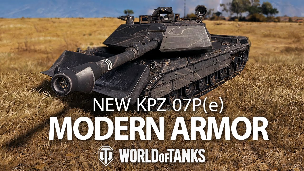 Kpz 07 P(e) - MODERN ARMOR | World of Tanks - Skin 3D - YouTube