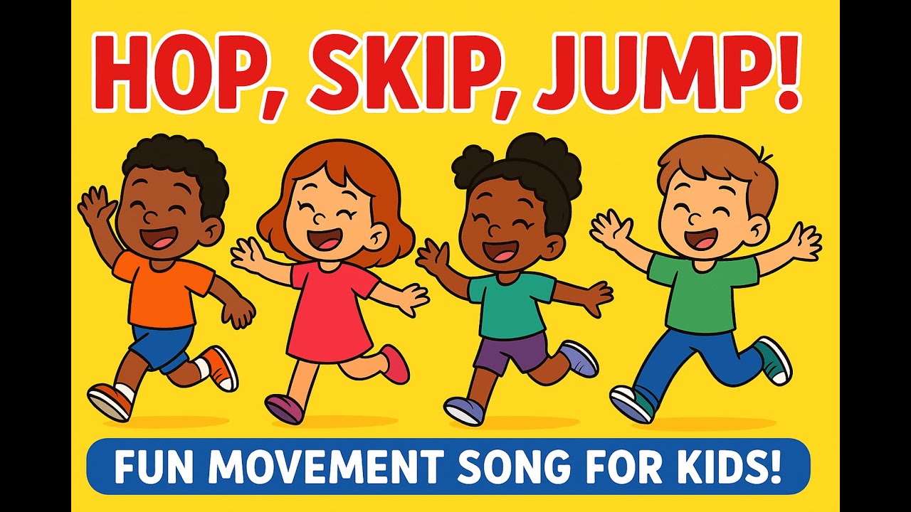 “Hop, Skip, Jump! | Fun Action Song for Kids | Preschool & Kindergarten ...