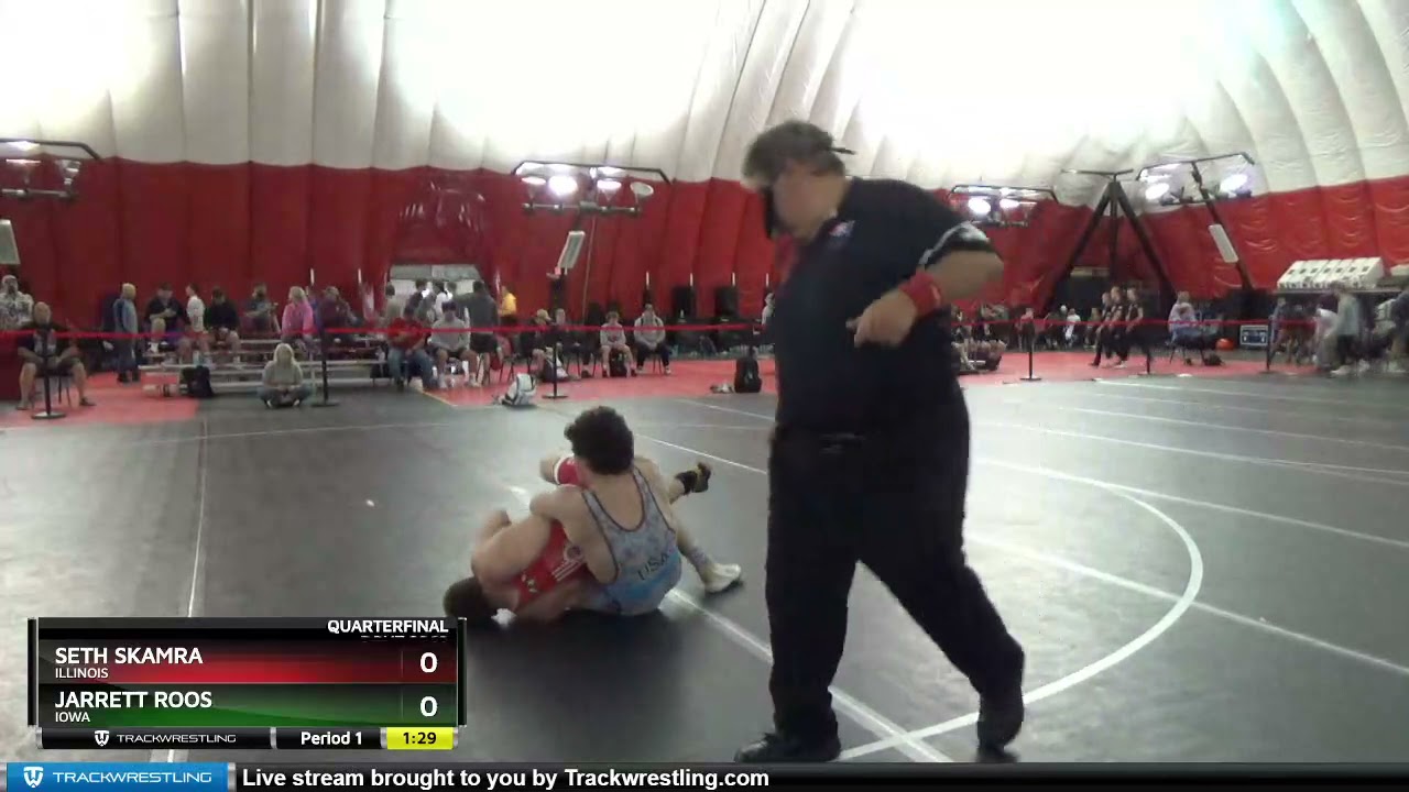 Boys 16U 182 Seth Skamra Illinois Vs Jarrett Roos Iowa - YouTube