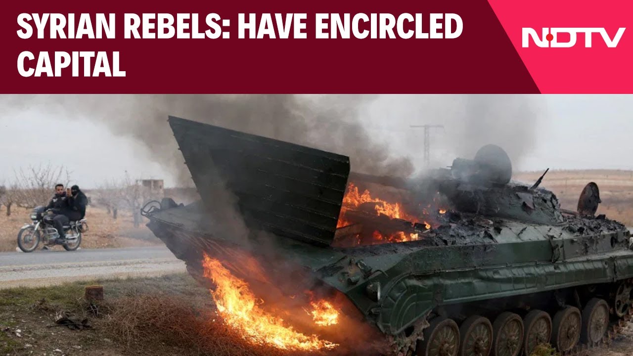 Syria Latest News | Syrian Rebels Say They Have Encircled Capital ...