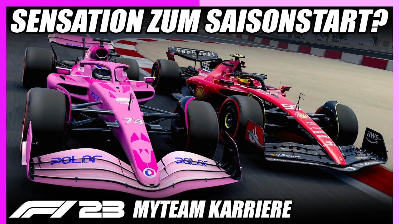 ROTE FLAGGE & SENSATION ZUM SAISONSTART? 😱 | F1 23 Myteam Karriere #1 ...