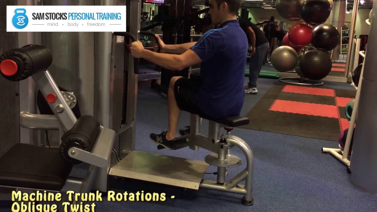 Machine Trunk Rotations Oblique Twist - YouTube