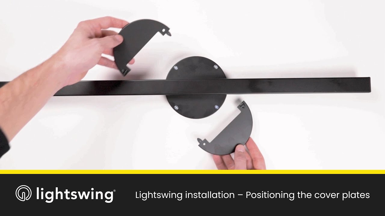 Lightswing installation – Positioning the cover plates - YouTube