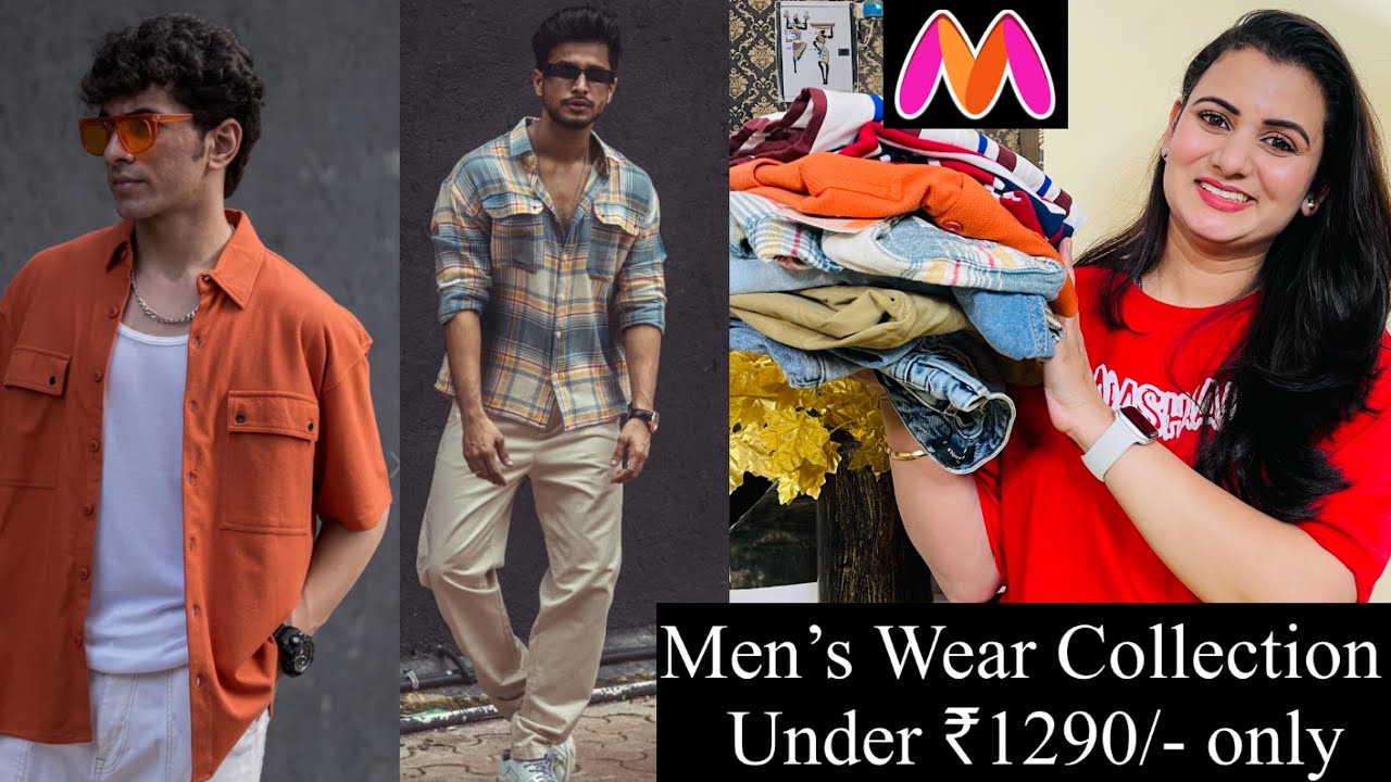 Best Myntra Men's Wear Collection Under ₹1290, Relaxed Fit, Casual ...