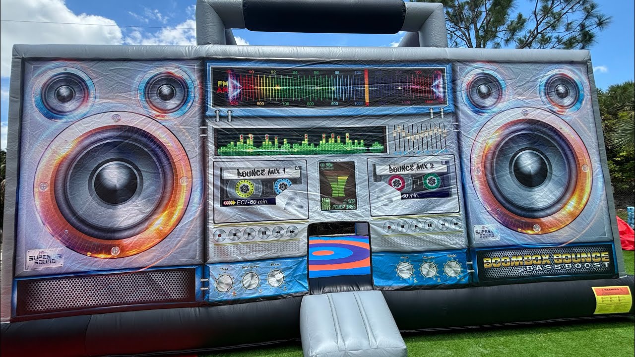 BOOM BOX BOUNCE HOUSE - YouTube