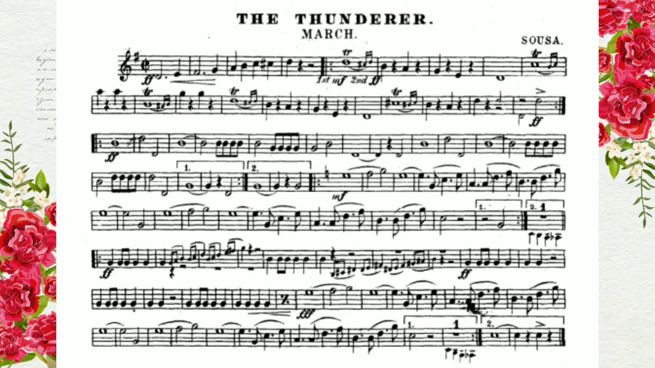 THUNDERER MARCH - YouTube
