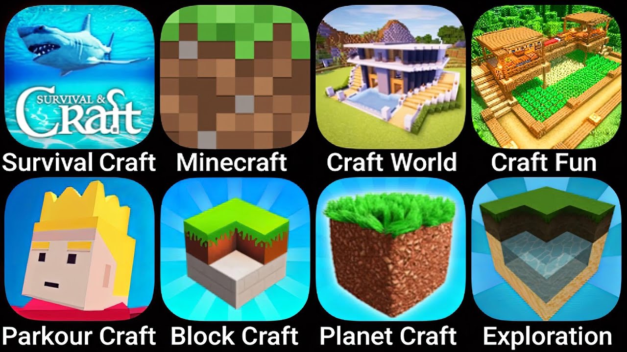 Survival Craft,Minecraft,Craft World,Craft Fun,Parkour Craft,Block ...