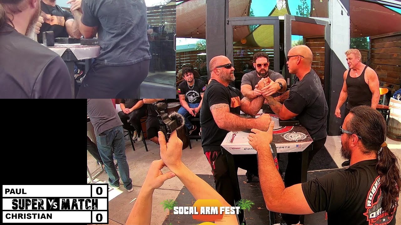 SOCAL ARMFEST - CHRISTIAN CABAHUG VS PAUL STEVENS - SUPERMATCH LEFT ...