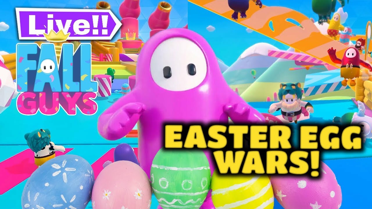 LIVE Fall Guys Easter Egg Color Battles with Viewers!! Custom Shows ...