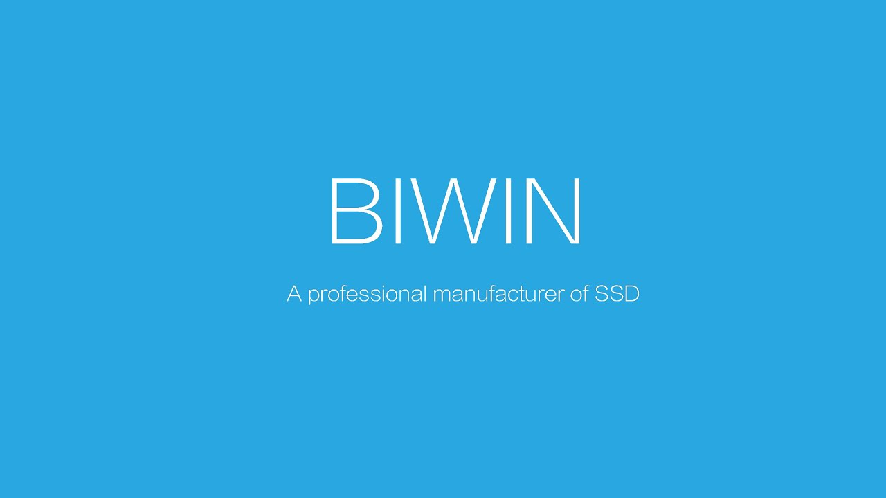 BIWIN SSD Overview - YouTube
