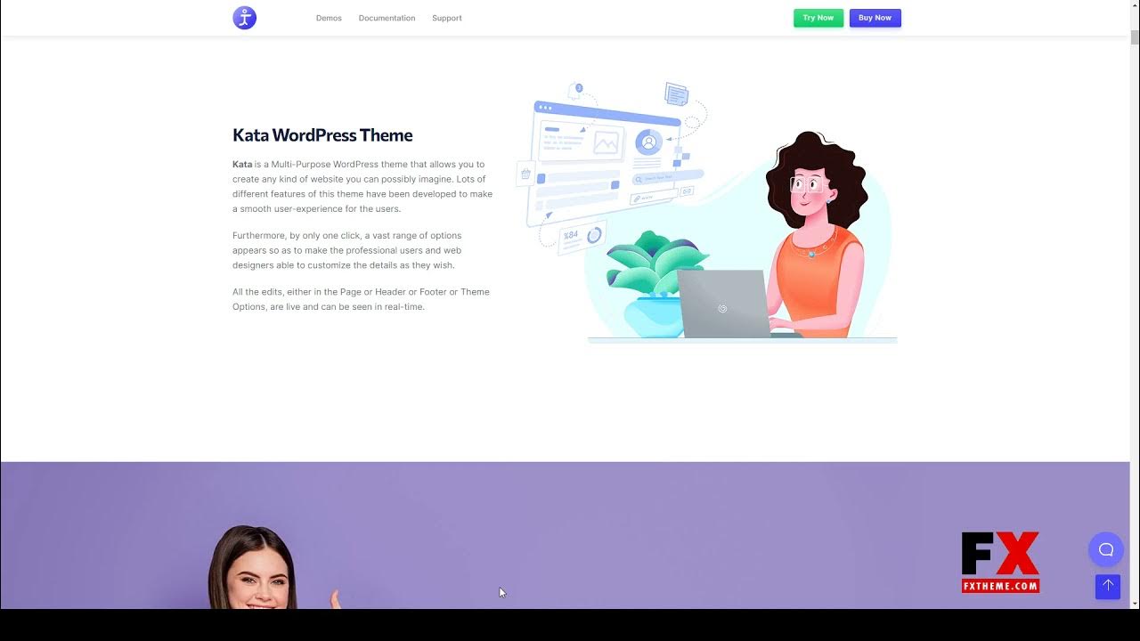 Kata - Elementor WordPress Theme elementor demo importer - YouTube