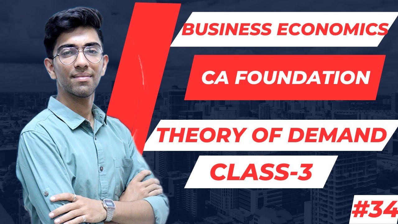 #34 Demand | Lecture-3 | Change in Qty Demand v/s Change in Demand ...