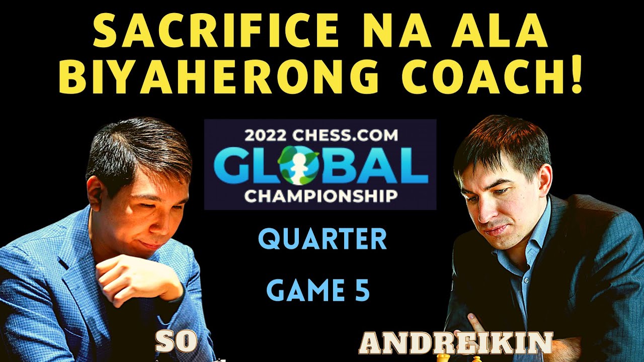 BAHALA NA THIS SACRIFICE! PUMATAK KAYA? So vs Andreikin! Chess com ...