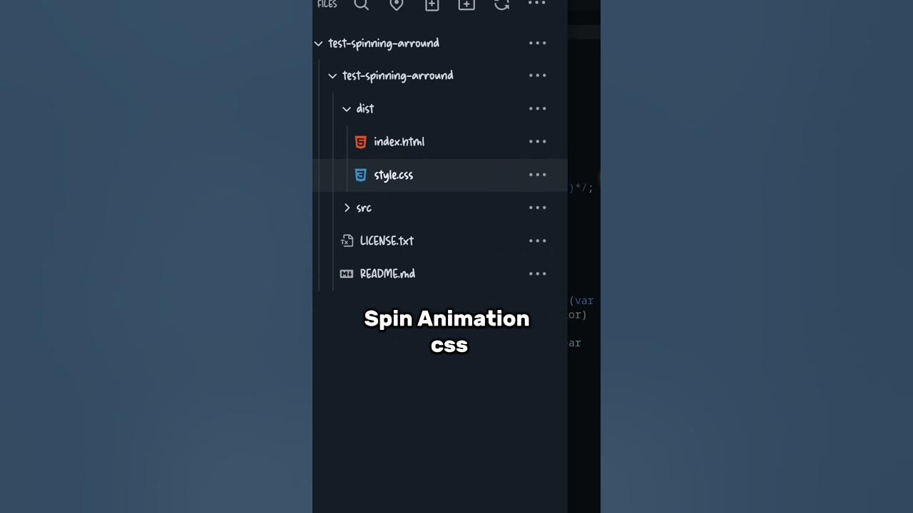 SPIN ANIMATION | HTML | CSS - YouTube