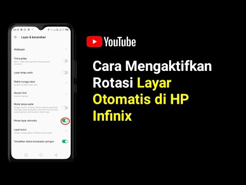 Cara Mengaktifkan Rotasi Layar Otomatis di HP Infinix - YouTube