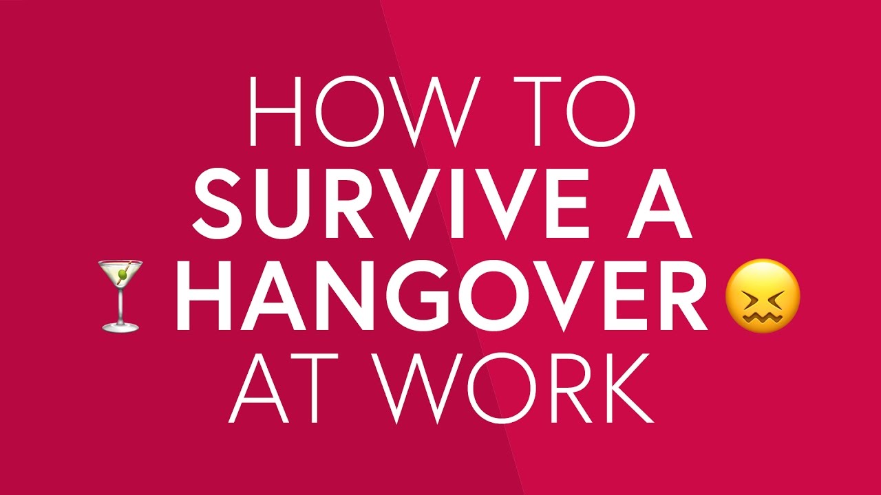 How To Survive A Hangover At Work | The Zoe Report By Rachel Zoe - YouTube
