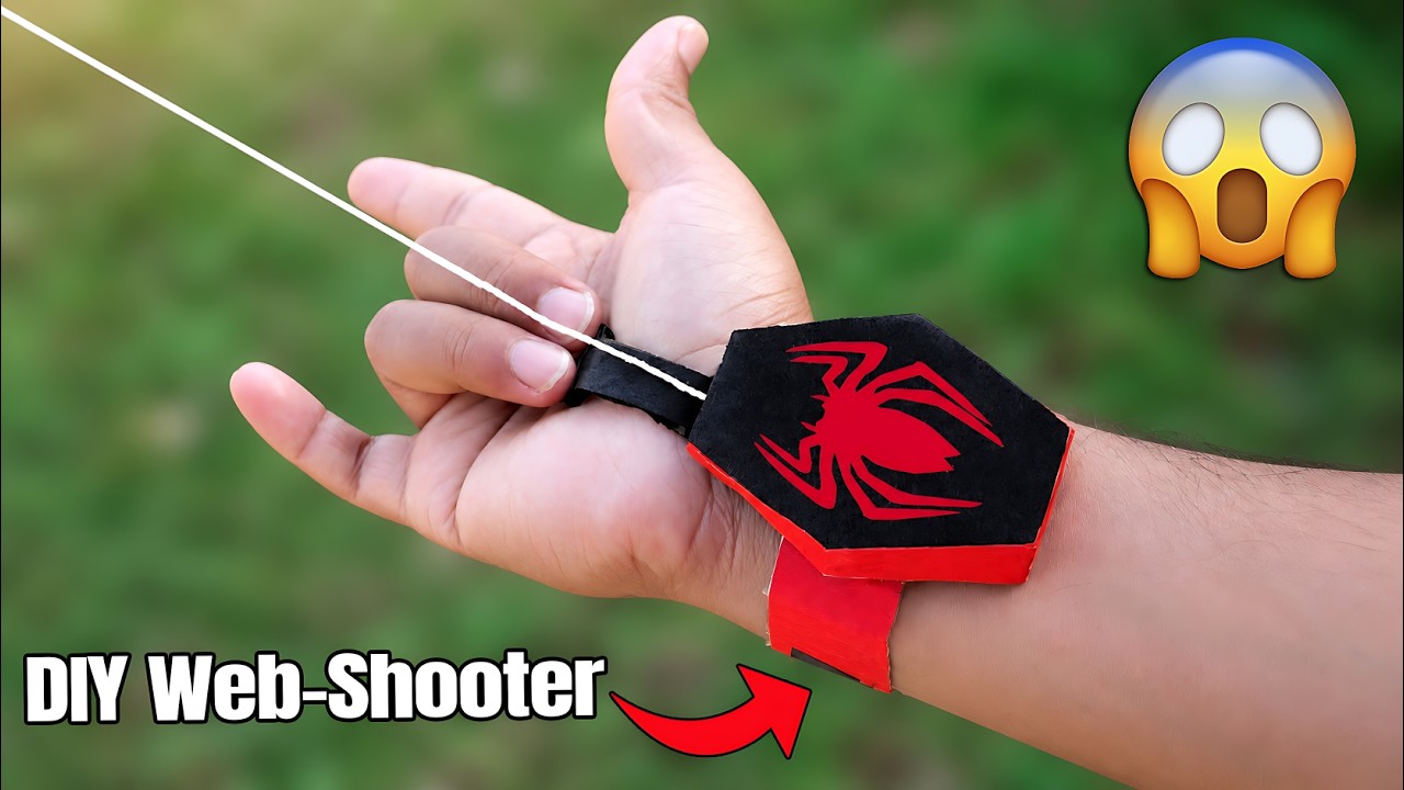 how to make spiderman web shooter | how to make spiderman web shooter ...