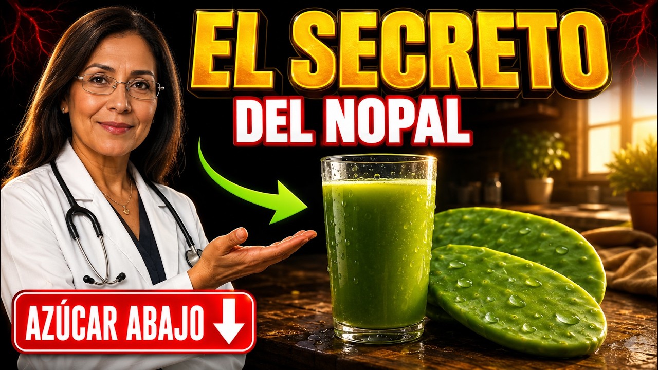 TRUCO del NOPAL que BAJA tu Azúcar Todo el Día ( Tómalo Así en Ayunas ...