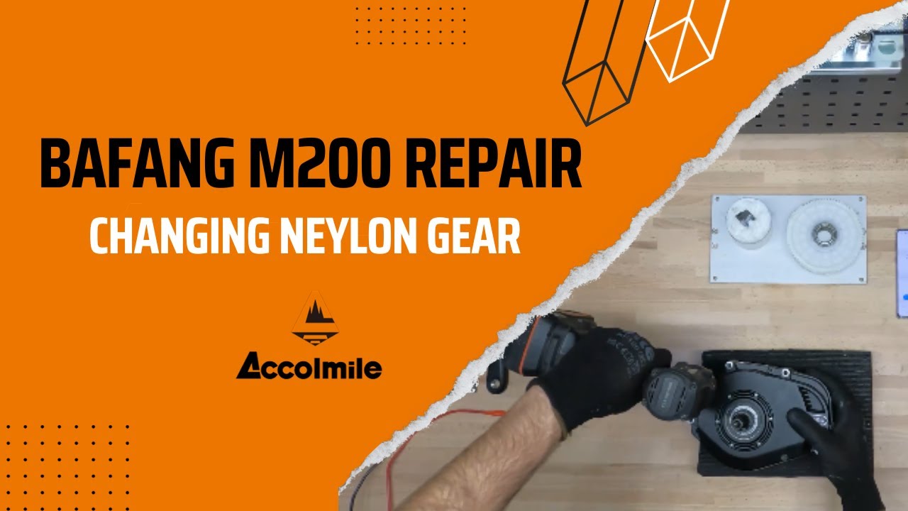 M200 BAFANG middrive repair - YouTube