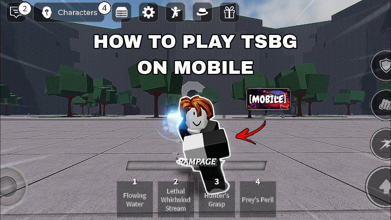How To PLAY TSBG on MOBILE!! (The Strongest Battlegrounds) - YouTube