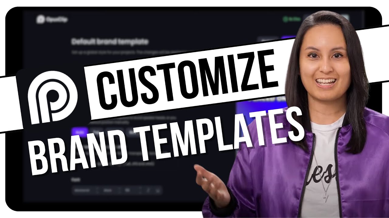 Opus Clip Tutorial | How to Customize Brand Templates - YouTube