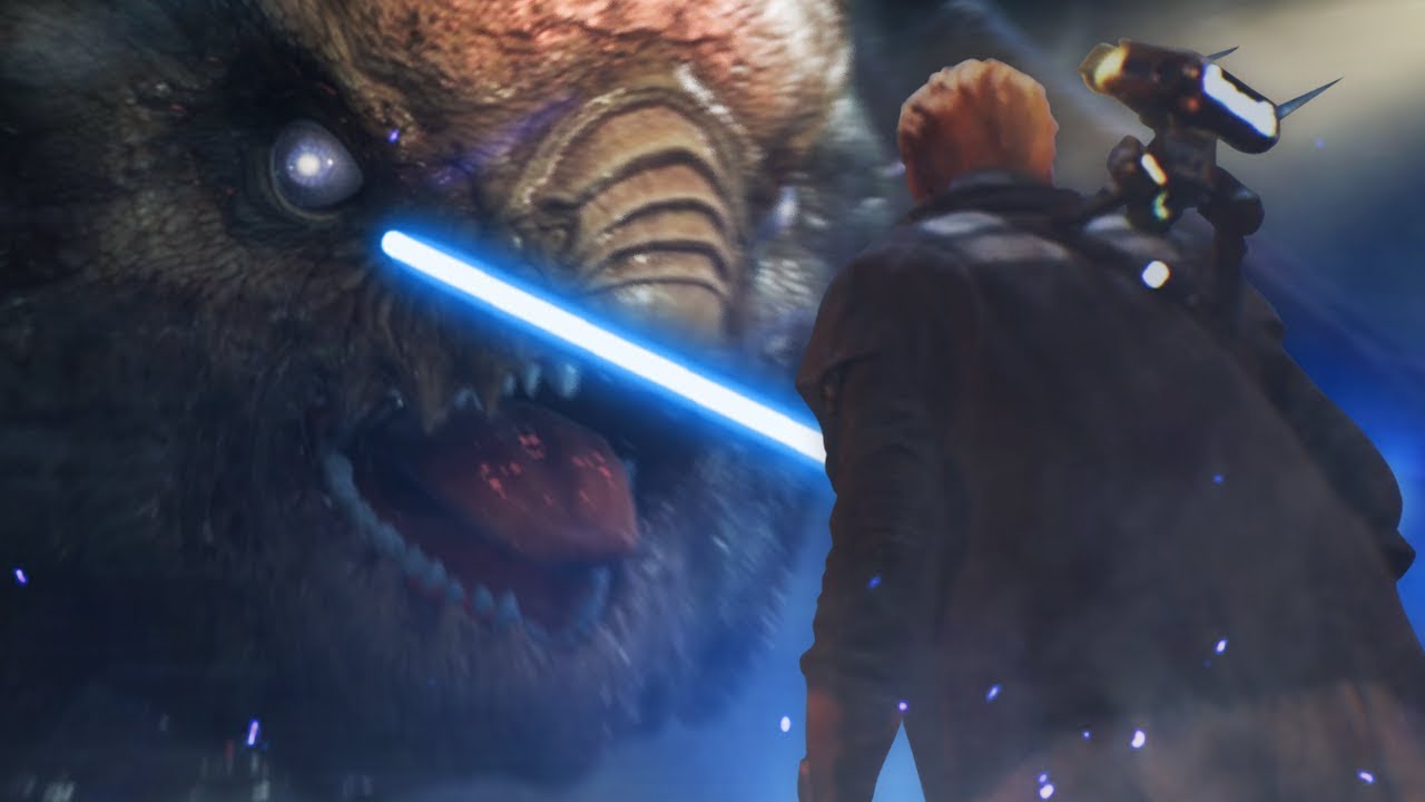 Cal Kestis VS Gorgara Boss Fight! Star Wars Jedi Fallen Order - YouTube