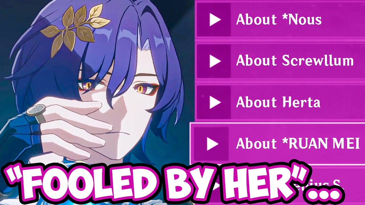 HIS TRUE COLORS!! DR. RATIO Talks About RUAN MEI, HERTA, SCREWLLUM ...