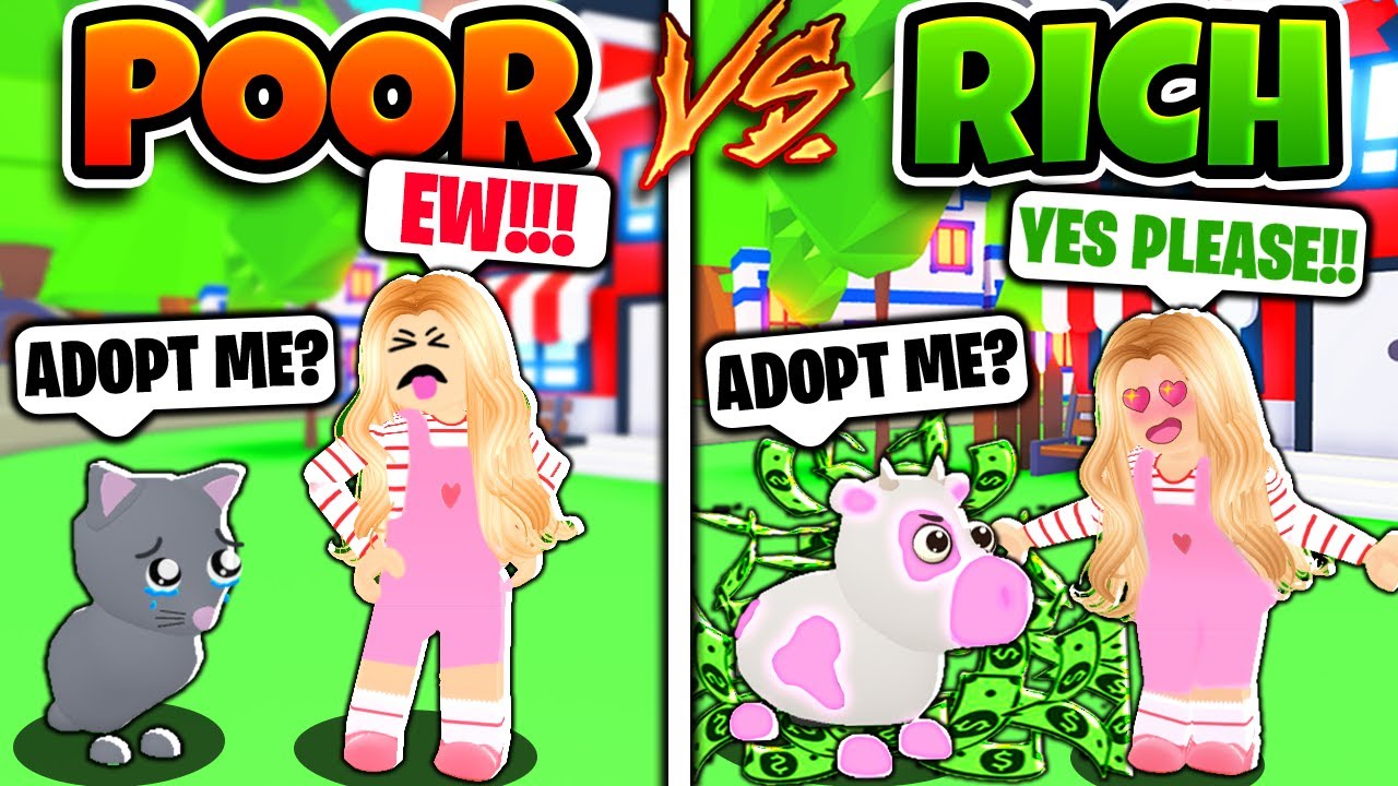 POOR vs RICH PETS CHALLENGE in ADOPT ME! (Roblox Adopt Me) - YouTube