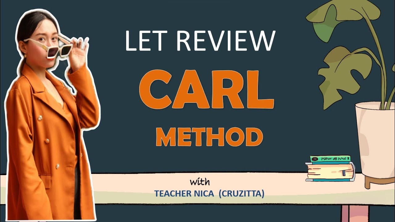 CARL METHOD | LET RATIO | HOW TO ANSWER PROFESSIONAL EDUCATION | LET ...
