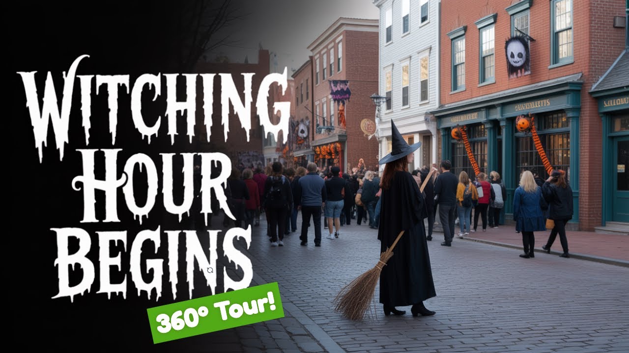 SCARY FUN: 360° Walk Through Salem, Massachusetts | Explore Historic ...