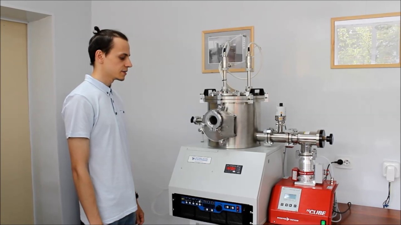 VSE DESK PRO Compact vacuum sputtering system. - YouTube