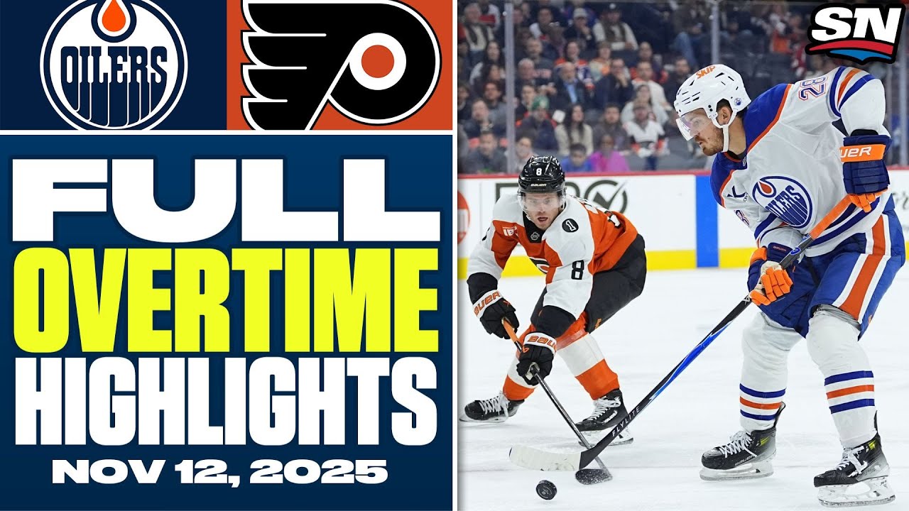 Edmonton Oilers at Philadelphia Flyers | FULL Overtime Highlights ...