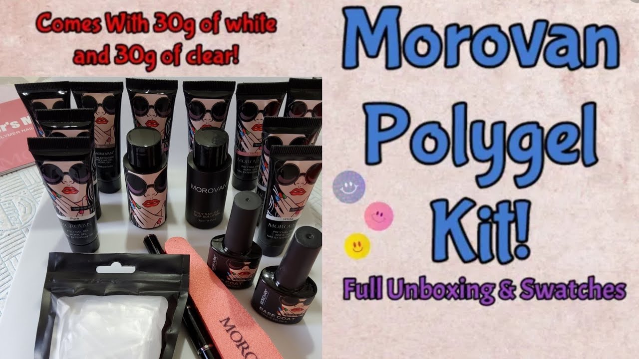 MOROVAN POLYGEL KIT FROM AMAZON | COMES WITH 10 TUBES OF POLYGEL ...