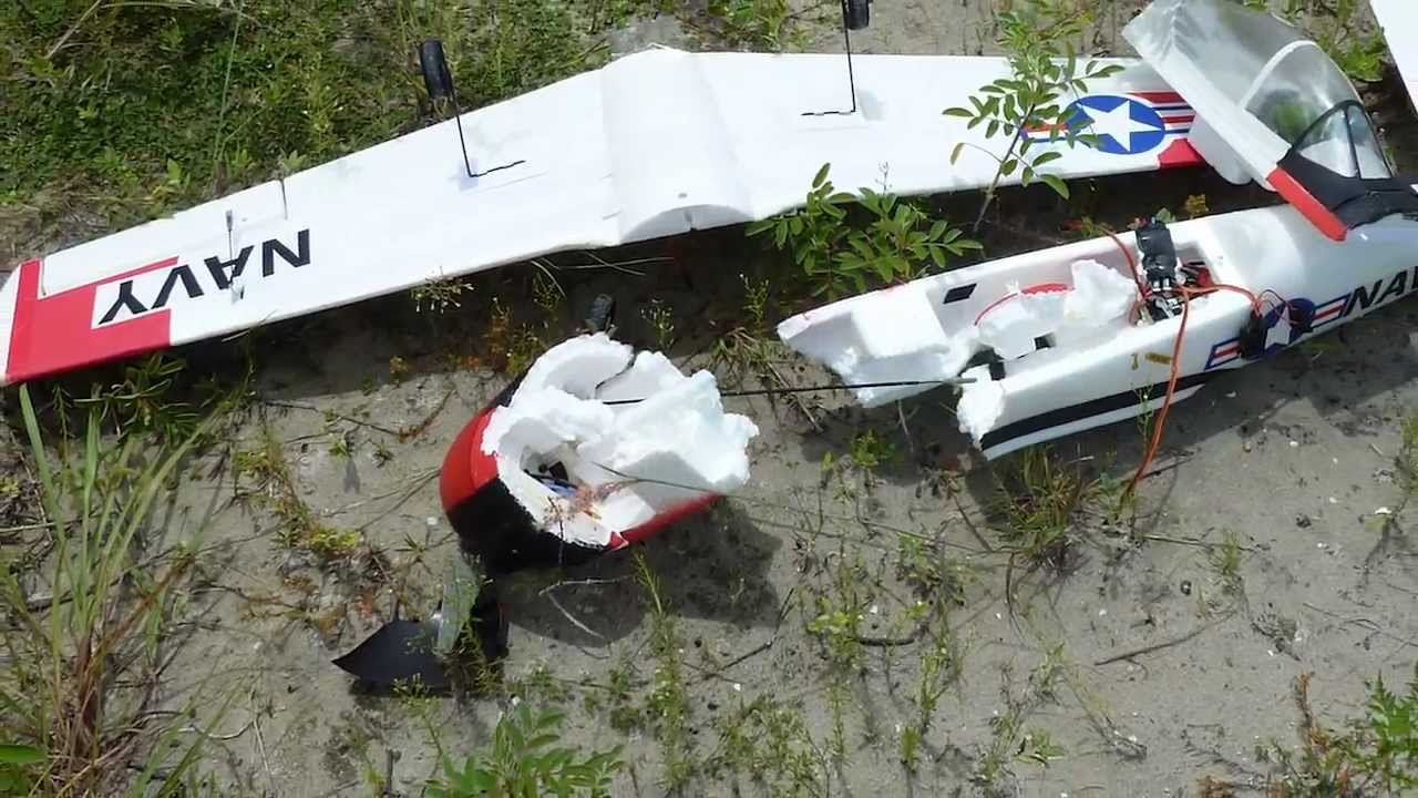 Parkzone T-28 Trojan Crash and Sweet Flight @ Mandalay - YouTube