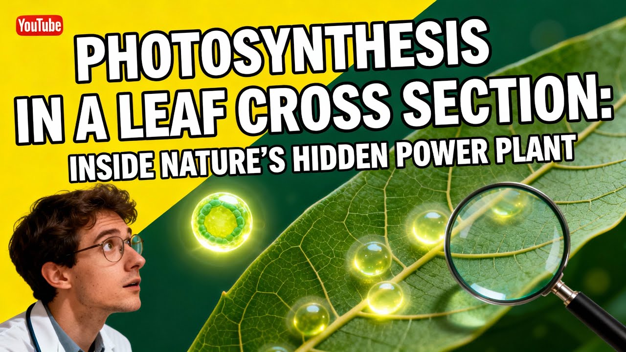 Photosynthesis in a Leaf Cross Section: Inside Nature’s Hidden Power ...