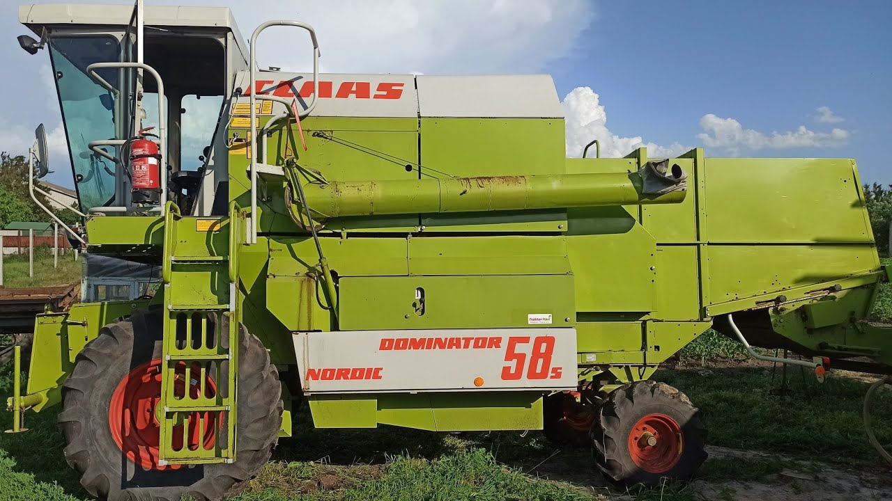 Комбайн Claas dominator 58s подготовка к сезону - YouTube