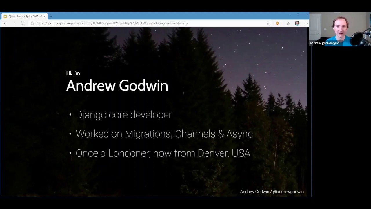 Andrew Godwin – Django & Async - YouTube