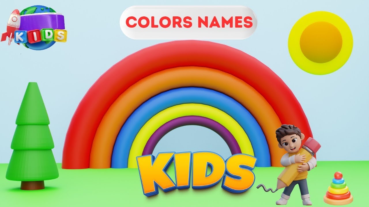 RAINBOW 🌈 COLORS 🔴🟠🟡🟢🔵🟣#WHICH COLOR IS YOUR FAV?#KIDS LEARN @FUN 2 ...